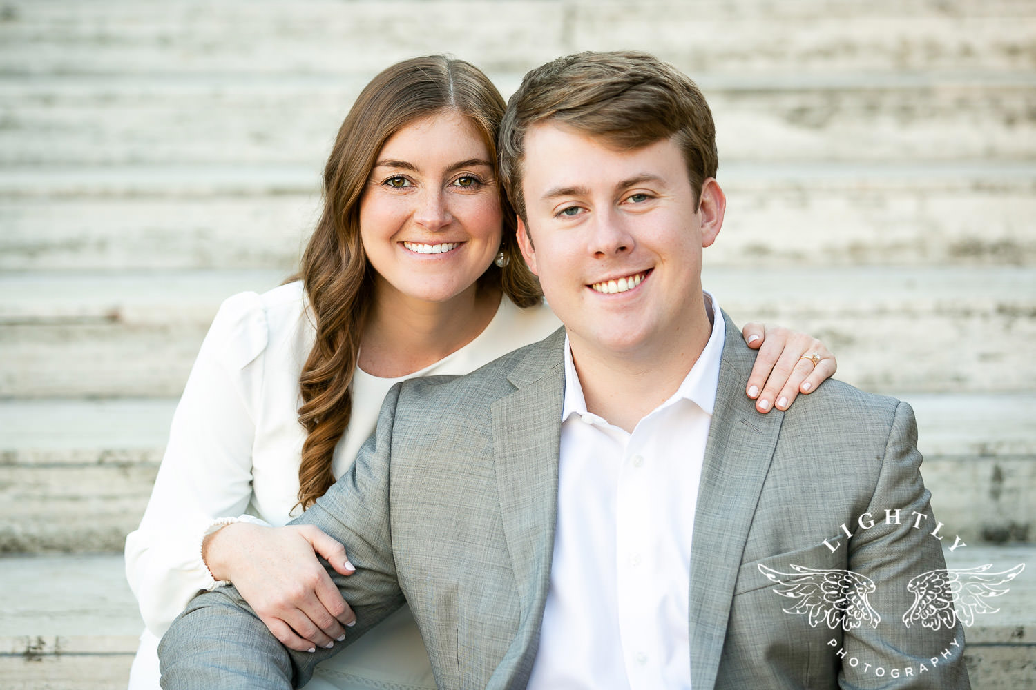 Mary Kelly + Jay | Engagement Session at Fort Worth Botanic Gardens ...