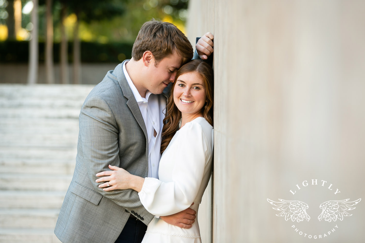 Mary Kelly + Jay | Engagement Session at Fort Worth Botanic Gardens ...