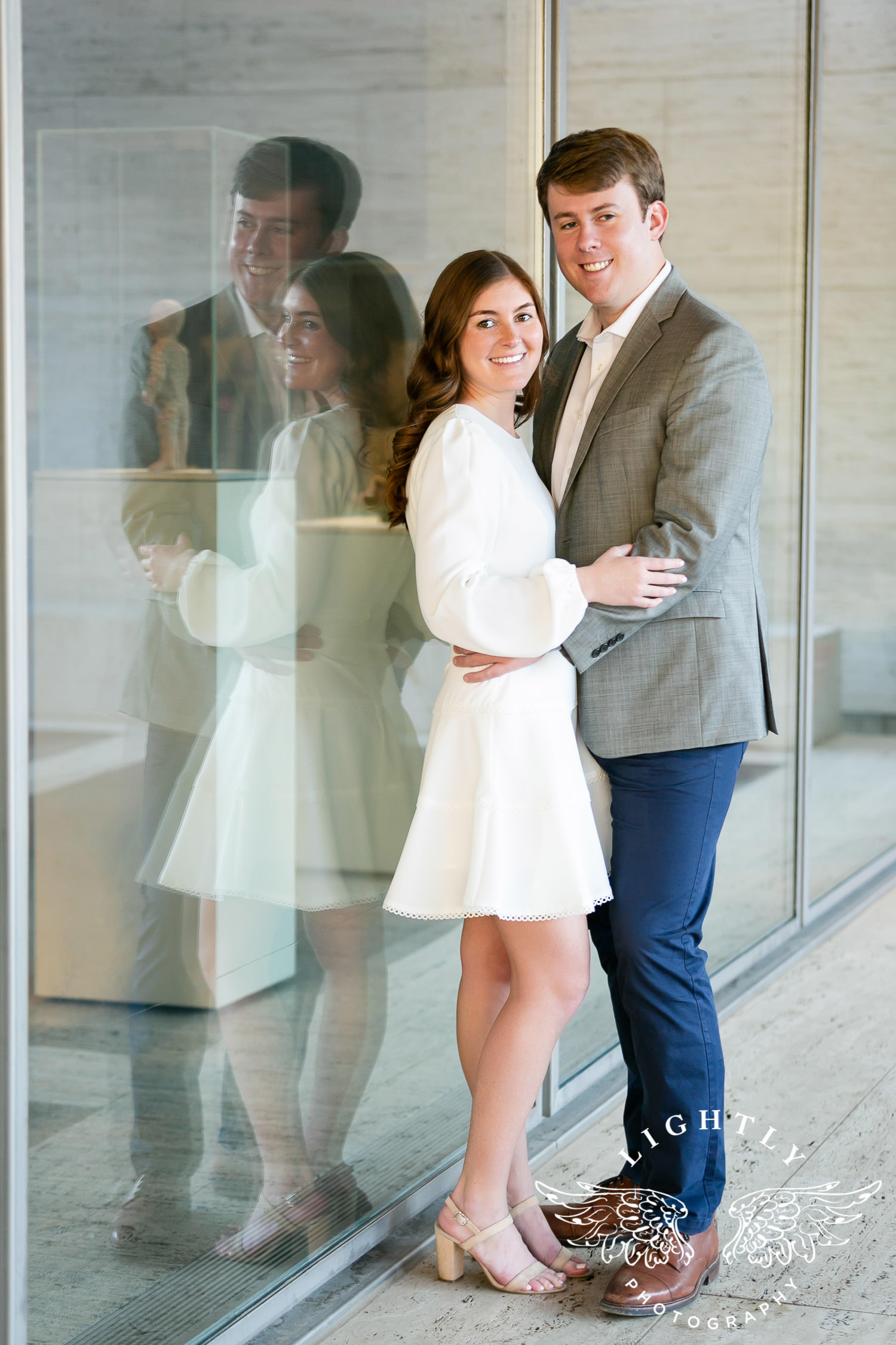 Mary Kelly + Jay | Engagement Session at Fort Worth Botanic Gardens ...