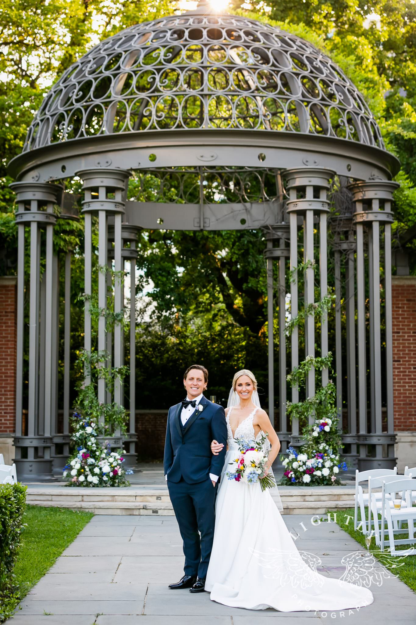Amanda + Marc | Wedding Reception at Arlington Hall in Dallas | Lightly ...
