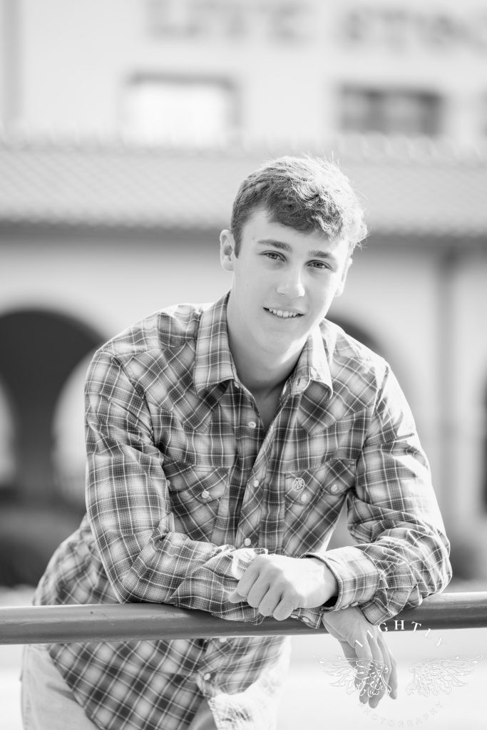 Jake | Senior Portraits at The Fort Worth Stockyards | Lightly Photography