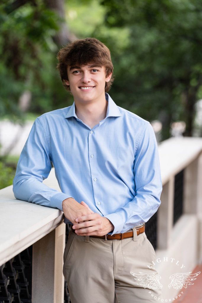 Walker | Highland Park High School Senior Portraits | Lightly Photography