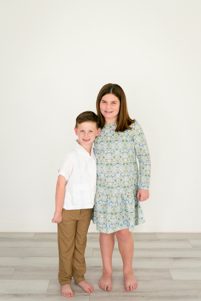 Sibling Love in the Studio | Hattie & Hamilton | Lightly Photography